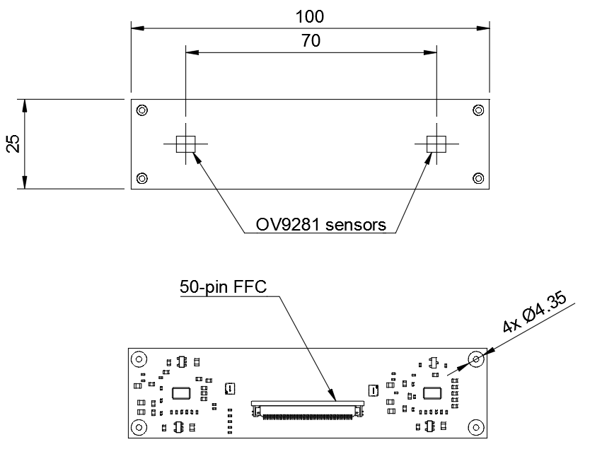 Antmicro · Open source hardware dual camera module for stereovision applications