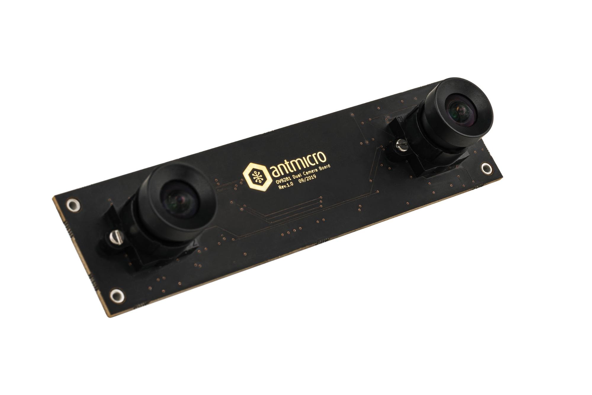 Antmicro · Open source hardware dual camera module for stereovision applications